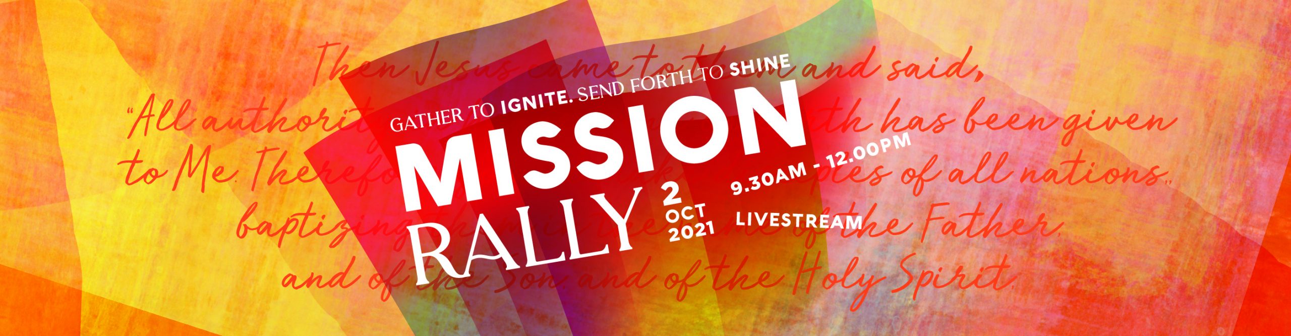 2021 Mission Rally - Office for the New Evangelisation